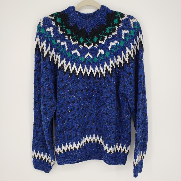 Peter England | Sweaters | Vintage Peter England Fair Isle Sweater M ...